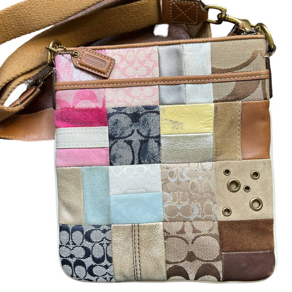 Coach | Bags | Vintage Coach Purse Patchwork Swingpack 2362 Small ...